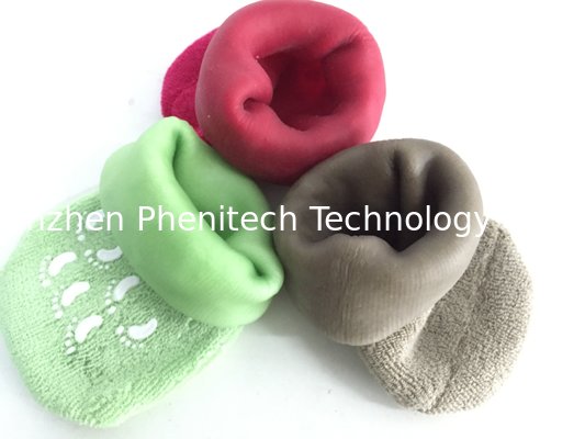 Spa Gel Socks For Dry Feet , Plant Gel Vitamin E Jojoba Olive Oil