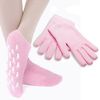 Softening Pink Overnight Hand Moisturising Gel Gloves With Multi Color
