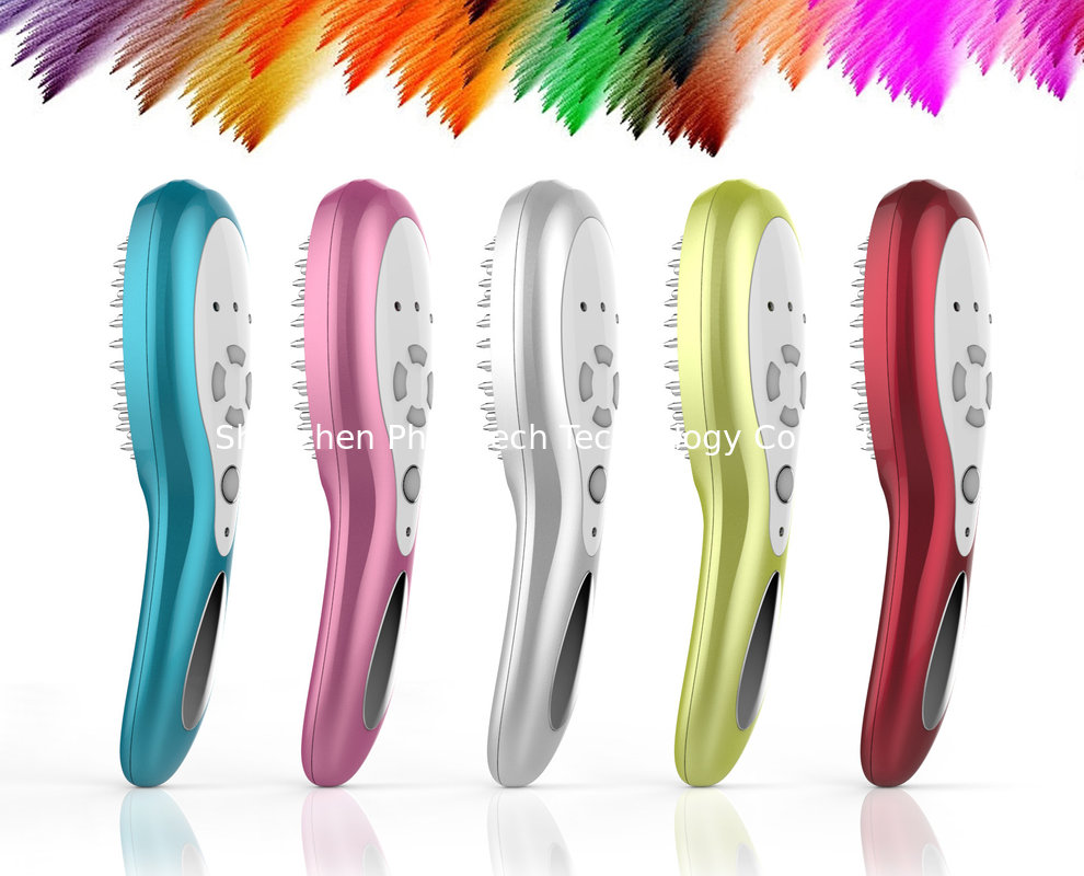 Customised Color Electric Vibrating Hair Combs And Brushes For Gift Box