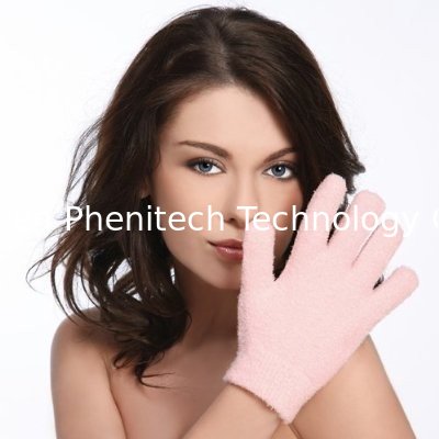 Cotton Skin Care SPA Moisturizing Gel Gloves , Moisture Gloves For Dry Hands