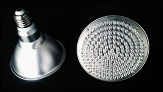 8W E26 Hydroponic UFO LED Grow Lights White / Red Color With High Frequency