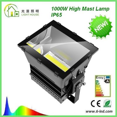 2000W HID Flood LED High Mast Light IP 65 Energy Saving For Harbor Lighting