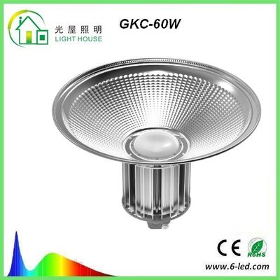 CE Standard 60W High Bay LED Lighting With 60° 90° Beam Angle , 90-260V