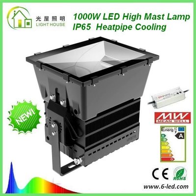 1000W Floodlight To Replace 2000W HPS LED High Mast Lamp Cree XTE Super Brightness
