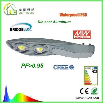 IP65 100W LED Street Light High CRI Beam Angle 120 ° , Outdoor Street Lamps
