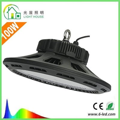 100W UFO High Bay Led Lighting With 2700-6500K CCT , CE ROHS Certification