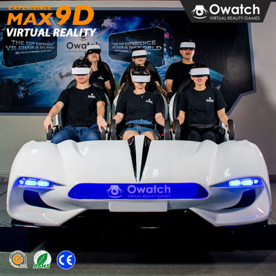 6 seats 9d vr cinema / 9d vr family / virtual reality indoor simulator