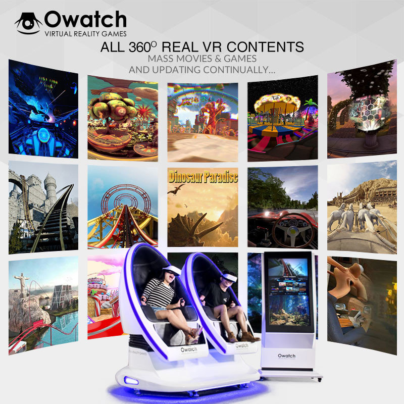 Owatch-2018 Hot selling Shooting  Cinema Virtual Reality 9D VR Chair-3rd Cinema 360 degree
