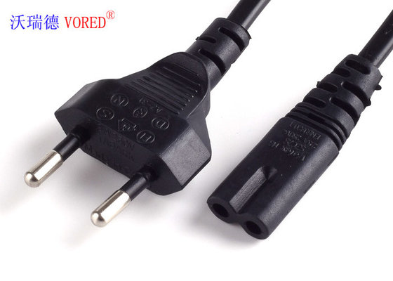 24V DC POE Power Adapter Black Color EU Plug AC100 - 240V Input Voltage