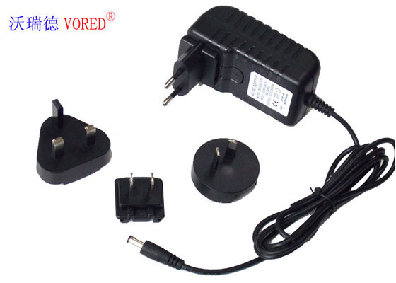 12V 2A Multi Plug AC Adapter , ABS Material Universal AC To 12v DC Power Supply