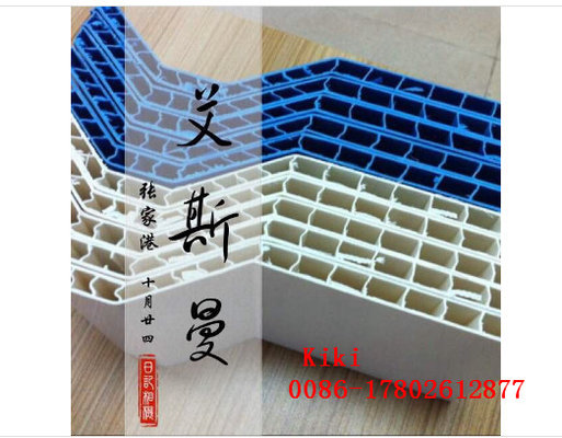 Hollow PVC Roof tile Machine , Agricultural / Industrial sheet Roll Forming Equipment