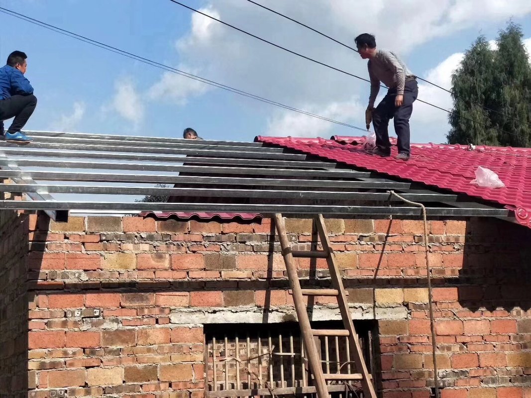 880mm/1040mm Glazed Tile Roof Roll Forming Machine for Customized Plastic Colorful Roofing