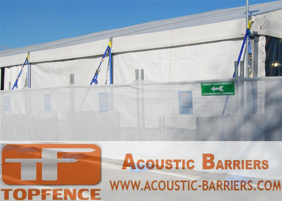 portable noise barriers sounding insulation blanket for 1.625 &quot;6' x 12' temporary chain link fence chain mesh 2.5&quot;x2.5&quot; supplier
