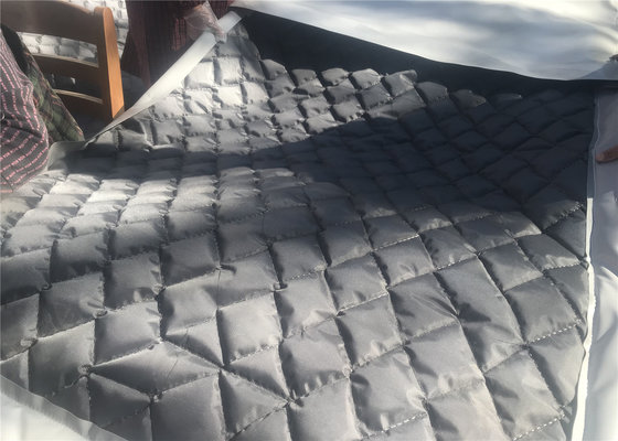 Temporary Sound Barriers 40dB noise Materials PVC membrane Customized Size Sound Blanket supplier