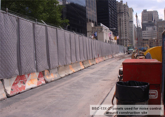 Construction Noise Barriers Fence 2.1m x 2.4m and 1830mm x 3650mm width supplier