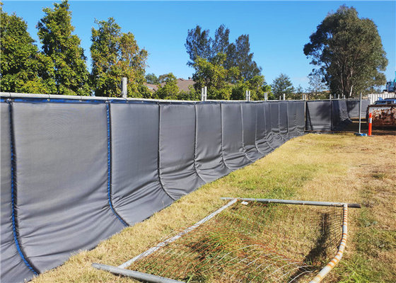 40dB Portable Noise Barriers for Temporary Fencing Panels easy to secured with construction fence supplier