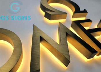 Illumination Channel Signs Custom Led Letters 3D Logo Signage Acrylic Backlit IP67
