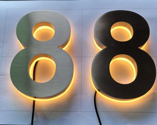 Illumination Channel Signs Custom Led Letters 3D Logo Signage Acrylic Backlit IP67