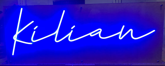 1/4" Acrylic Backing Blue Rustless LED Neon Signs