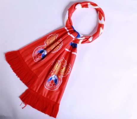 customized 2018 Russian World Cup scarf souvenir football fans scarf