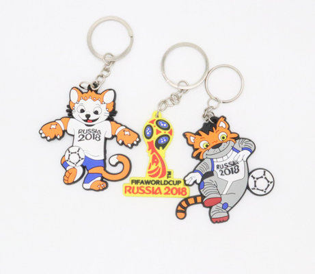 2018  soft key chain hanging Russian World Cup mascot Wolf  Zabivaka