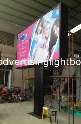 Double sided  Scrolling light box with pole supplier