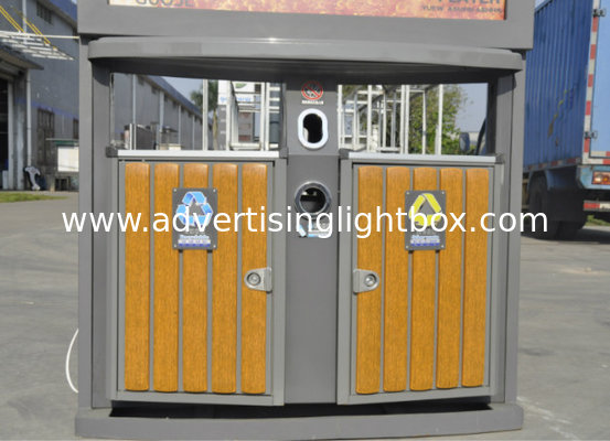 2017-6  Hot  Sale   Advertising Light Box with  Gabage Bin supplier