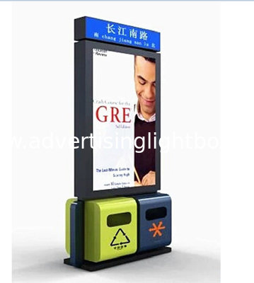 2017-6  Hot  Sale   Advertising Light Box with  Gabage Bin supplier