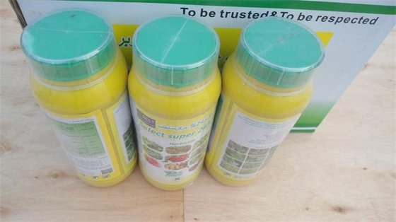 Herbicide  pesticide package, 1L bottle in color carton