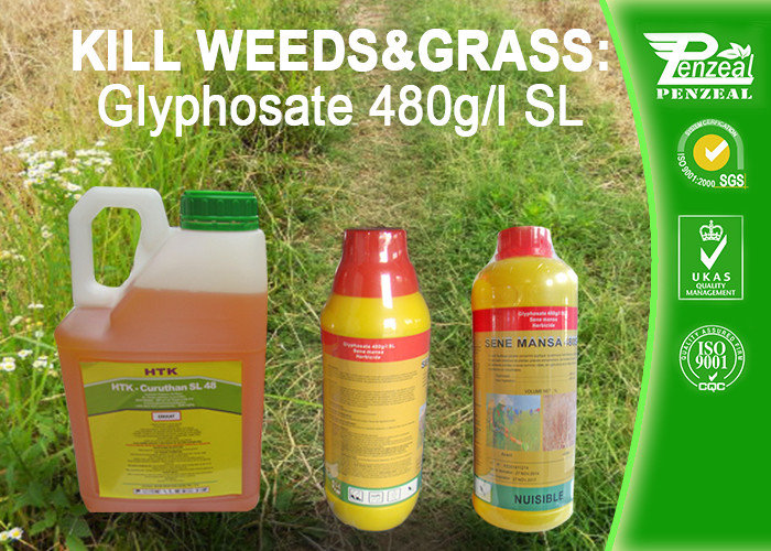 Glyphosate 41% SL Selective Herbicide Control of perennial weeds  Cas No. 1071-83-6