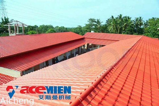 PP material wave tiles extrusion machine making line plastic roof tile machine extruder line plastic recycling machine