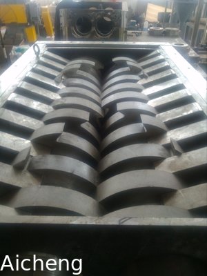 High quality double shaft shredding machine PE PP plastic crusher Plant Waste film crusher shreeder machinery