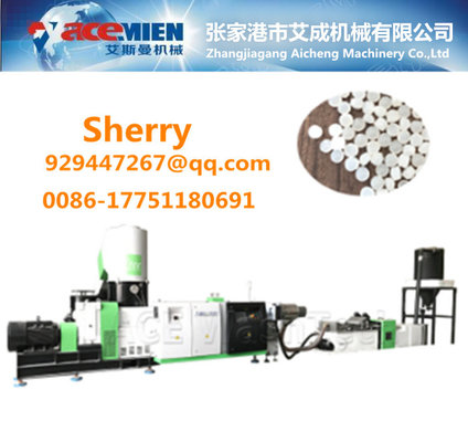PE HDPE bags film granulation machine pelletizing machine extrusion line recycling line