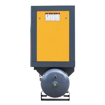 Screw air compressor with air receiver and dryer. supplier