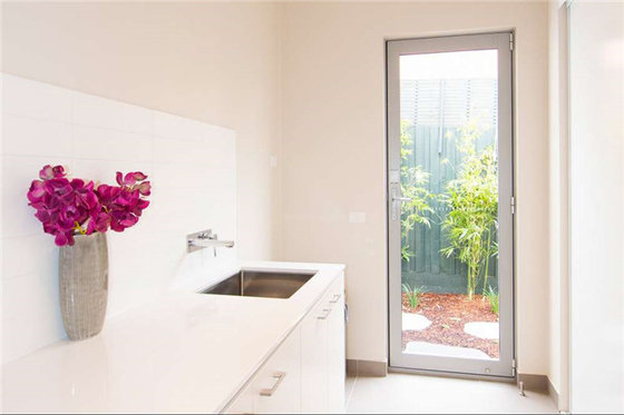80x40 good quality aluminum casement door swing door hurricane proof firm and durable double glass aluminum sliding door