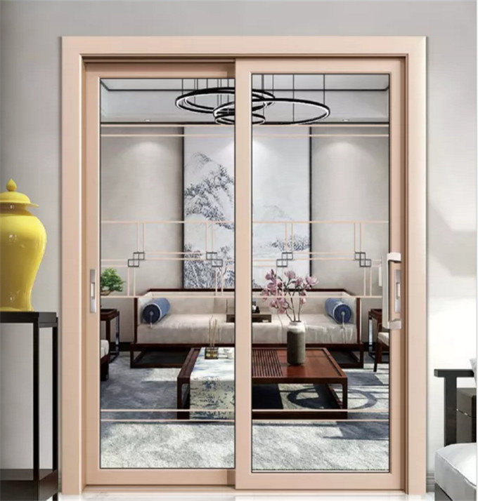 70*35 balcony door sliding door aluminum glass door sound proof provide many colors aluminum sliding door