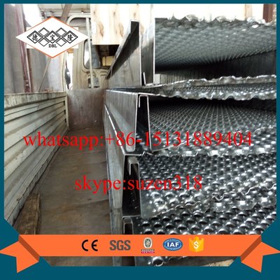 perforated safety grating / perf o grip / steel gratings for roof and floor