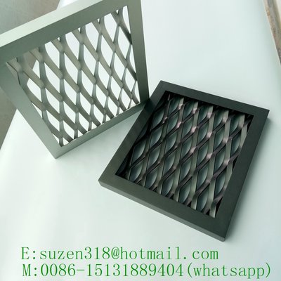 factory price powder coated expanded aluminium wall cladding mesh