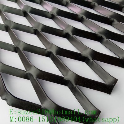 factory price powder coated expanded aluminium wall cladding mesh