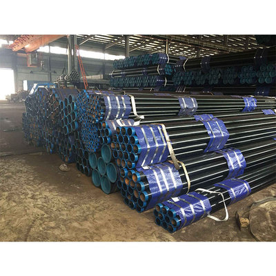 API 5L x42 x46 x50 schedule 40 black carbon steel ERW pipe/MS straight seam welding steel pipe/round steel pipe/tube