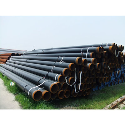 Black Industrial Pipes And Tubes / High Strength Metal ERW Steel Pipe/Sch80 Welded Steel Pipe Thickness 3.9mm API 5L GRB