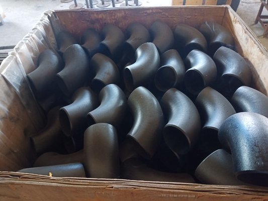 Carbon steel fitting 90 degree bend welded butt-welded pipe elbows/A234 WPB 90 degree long radius carbon steel elbow