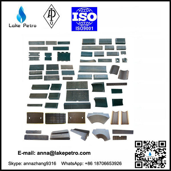 API Hydraulic power tong insert casing tong dies and parts ramp in wellhead tool spare part