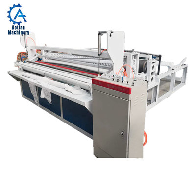 Paper Mill Paper Processing Machinery Toilet Paper Punching And Rewinding Machine