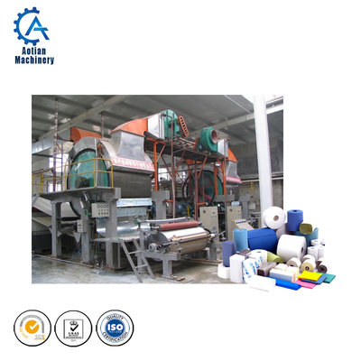 Paper Mill Wheat Straw Pulp Making Production Line Toilet Paper Making Machine for Sale