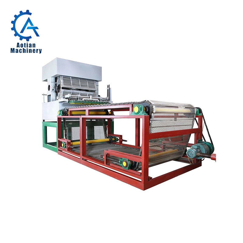 Paper Mill Semi Automatic Paper Egg Tray Machine Waste Carton Paper Pulp Egg Tray Machine