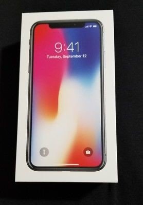 Iphone X 256gb Factory Sealed (space Grey )