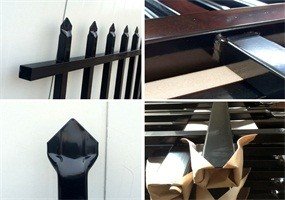 Security Spear Tubular Metal Steel Fence Wrought Iron Fence, Ornamental Fence