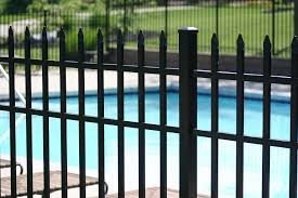 Wholesale black powder painted steel used aluminum fence, metal sheet fence