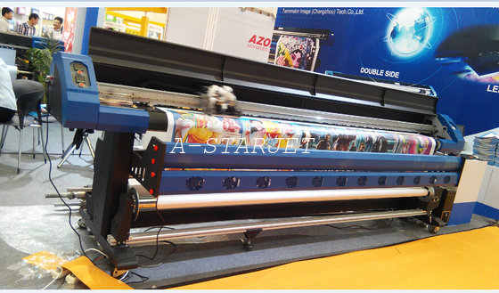 A-Starjet Eco Solvent Printer in 3 pcs DX7 head for Flex Banner in 1.8M